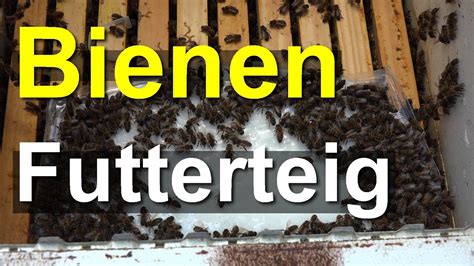Bienen Wie Füttern Futterteig Ambrosia Reizfütterung Nach