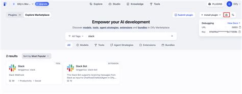 开发 Slack Bot 插件 Dify Docs