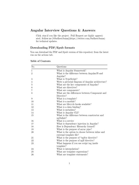 Angular Interview Questions Pdf Angular Js Java Script