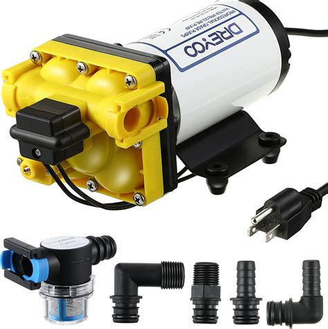 Dreyoo Water Pressure Pump 115v 35gpm 55psi Rv Water