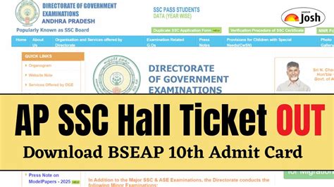 Ap Ssc Hall Ticket Out Ap Ssc Hall Ticket Out