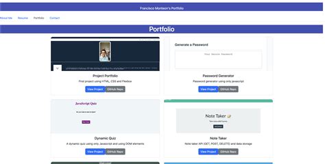 Github Monteonfrank Portfolio Using React Project Portfolio Using React