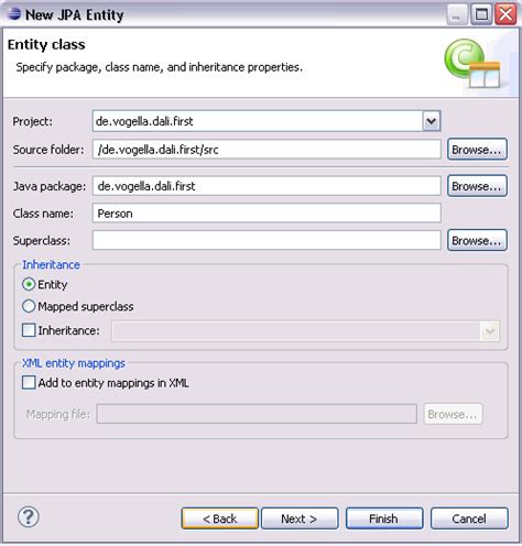 Jpa With Eclipse Dali Tutorial