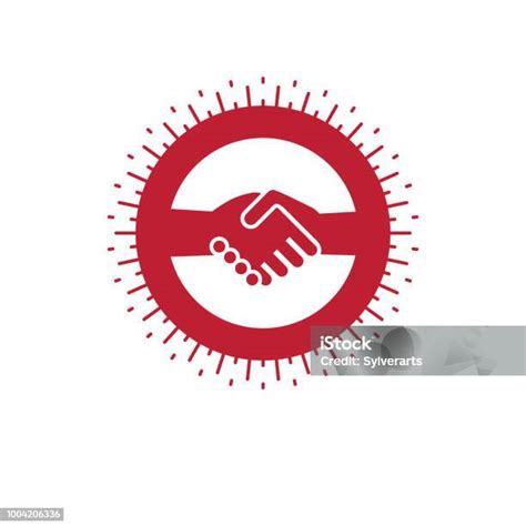 악수 두 손 비즈니스 거래와 우정의 표시 벡터 아이콘 개념에 대한 스톡 벡터 아트 및 기타 이미지 개념 계약서 구도 Istock