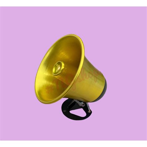 ชุดเครื่องเสียงล่อแมงกระชอน รุ่น Stk 007 30w ปากฮอร์นจิ๋ว Bh 53 ขนาด 5 นิ้ว อลูมิเนียม สีทอง