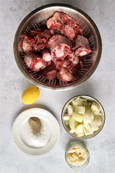 Simple Homemade Oxtail Soup Peanutswirls