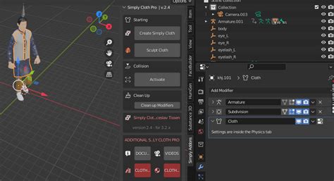 physics properties not working for rigged avatar basics and interface