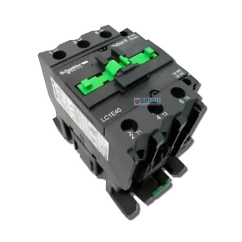 Schneider Contactor LC1E40-40A-29HP-22KW-1NC-NO-415V – Balaji ...