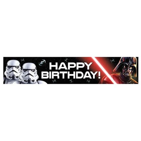 Star Wars Classic Happy Birthday Banner Party Supplies Online Australias Biggest Online