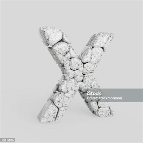 대문자 X는 흰색 바탕에 부드러운 돌으로 만든 0명에 대한 스톡 사진 및 기타 이미지 0명 3차원 형태 갈색 Istock