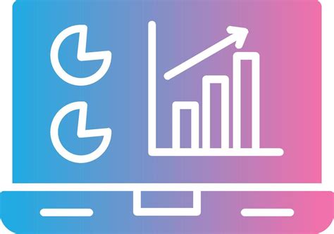 Datos Analítica Glifo Degradado Icono Diseño 43393160 Vector En Vecteezy