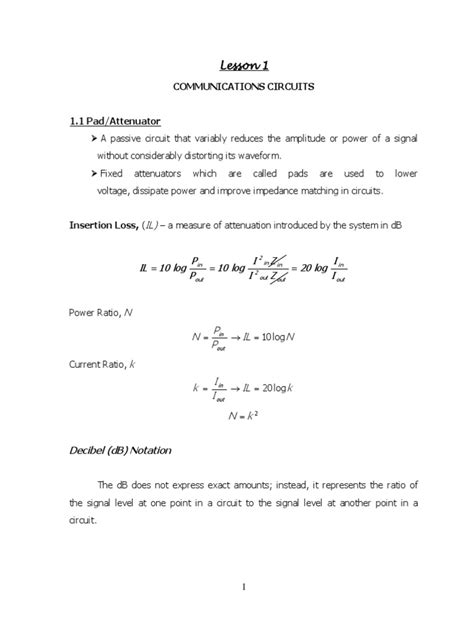 Communication Circuits Pdf Amplifier Resonance