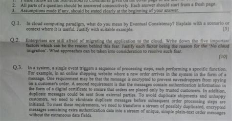 Coding Tech Life Software Architectures Comprehensive Examination Regular Question Paper 2016