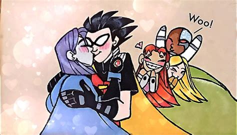Pin By Nina Franscella On Dc Robin And Raven Teen Titans Girl Superhero