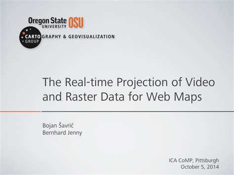 Pdf The Real Time Projection Of Video And Raster Data For Web Maps