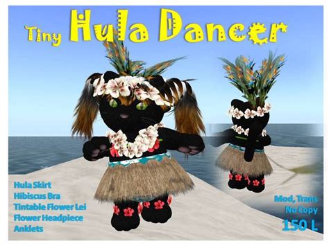 Second Life Marketplace Tiny Hula Dancer Box