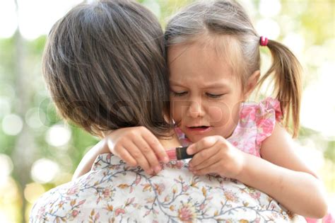 Mutter Mit Ihrer Tochter Stock Bild Colourbox