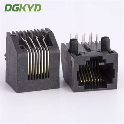 10 100 1000 Base Tx Rj45 Network Connector 8p8c Ethernet Plug Socket