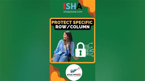 Protect Your Excel Sheet Using This Tricks Ca Isha Jaiswal