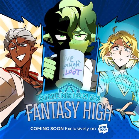 Dropouts Dimension 20 Brings Fantasy High To Webcomics On Webtoon