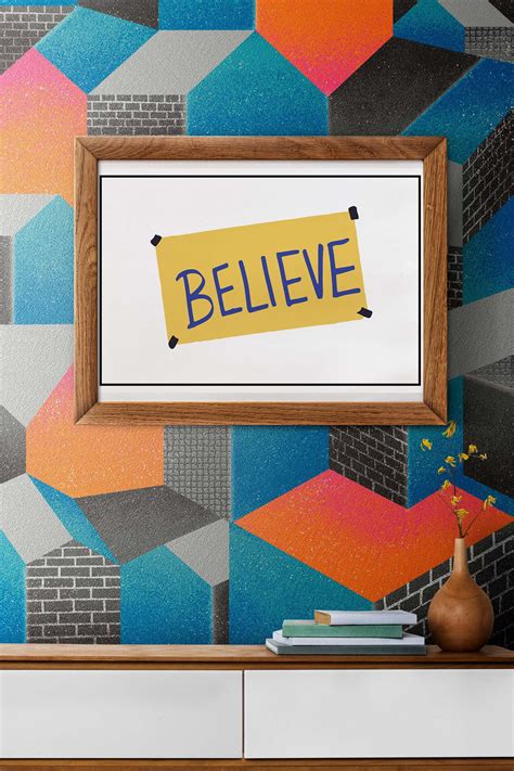 Ted Lasso Ted Lasso Believe Sign Believe Poster T For Etsy