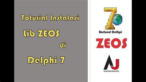 Cara Instal Lib Zeos Di Delphi Z Connection Z Query Z Ll Youtube