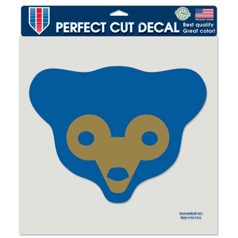 Chicago Cubs Wincraft 8 X 8 Cooperstown Collection Perfect Cut Decal