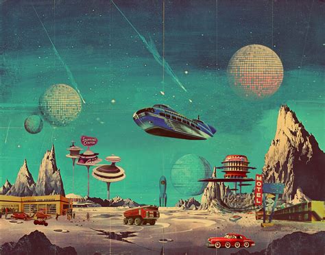 Retrofuture Space Environment Vintage Retrofuturism And Sci Fi Art Pinterest Futurism Retro
