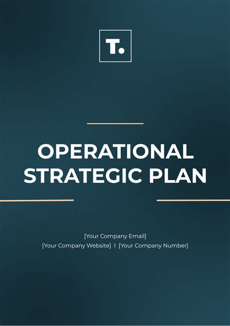 Free Operational Strategic Plan Template Edit Online And Download