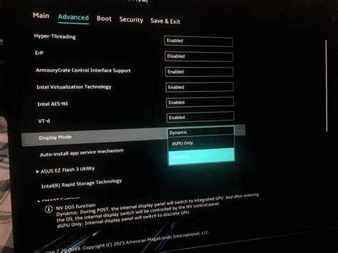 Display Mode In Bios Rasustuf