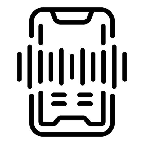 Premium Vector Smartphone Voice Command Center Icon Outline Vector Virtual Gadget Assistant