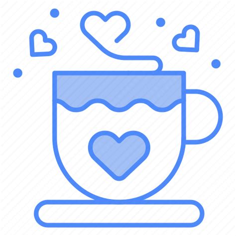 Tea Heart Coffee Cup Love Icon Download On Iconfinder