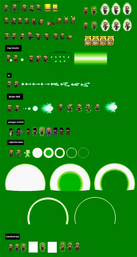 Broly Ssj Lswr Sprite By Prodijiu On Deviantart