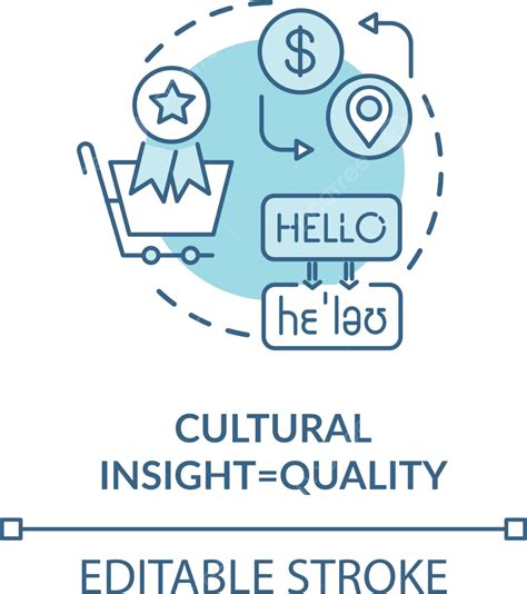 Cultural Insight Turquoise Concept Icon Quality Turquoise Location Vector Quality Turquoise