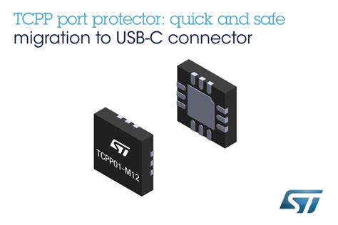 St Releases Complete Usb Type C Port Protection Ic