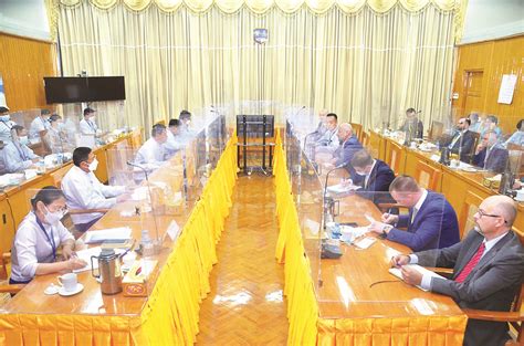 ပြည်ထောင်စုဝန်ကြီး ဦးအောင်သန်းဦး ဥရောပ အာရှ စီးပွားရေးကော်မရှင်အဖွဲ့ကို လက်ခံတွေ့ဆုံ News And