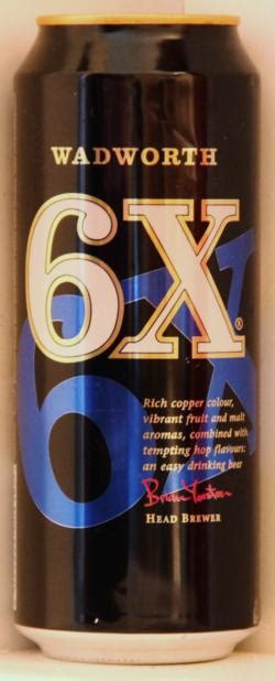 Wadworth Beer 500ml Great Britain