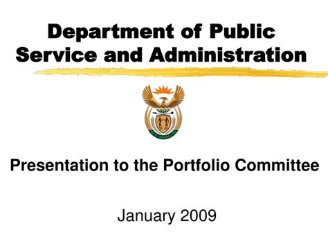 Ppt Department Of Public Service And Administration Powerpoint Presentation Id9373513