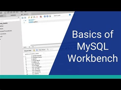 MySQL Workbench Tutorial YouTube