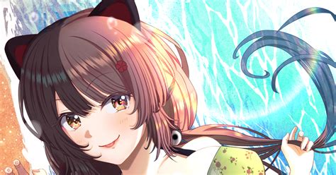 戌亥とこ とこちゃん 水着 早海ナギのイラスト Pixiv
