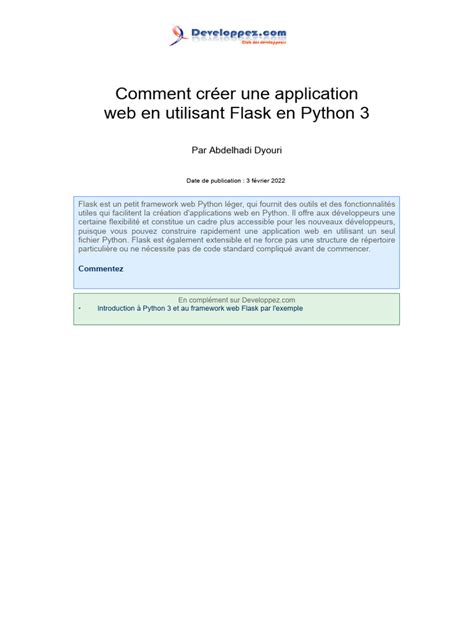 Intro Flask Python3 Pdf