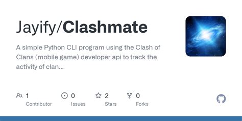 Github Jayify Clashmate A Simple Python Cli Program Using The Clash