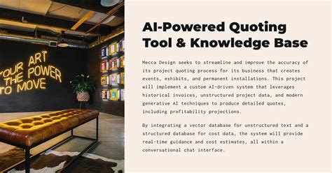 Ai Powered Quoting Tool And Knowledge Base