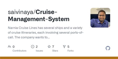 Github Saivinayacruise Management System Narnia Cruise Lines Has Several Ships And A Variety