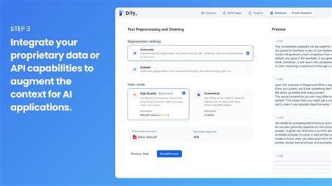 dify llmops platform one api for plugins and datasets one interface for prompt engineering