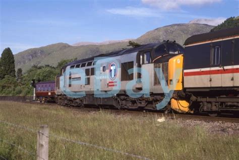 35mm Railway Slide Of Class 37 37401 Fort William Copyright To