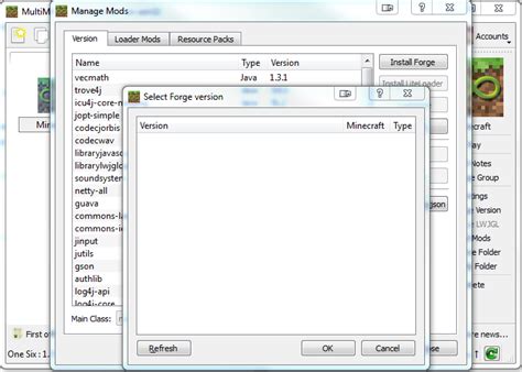 Forge Install Button Not Working Issue MultiMC Launcher GitHub