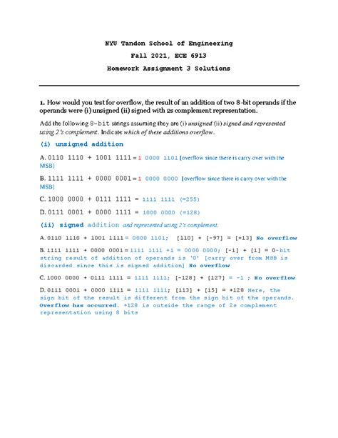 Hw 3 Ece 6913 Sol Hw3 Nyu Tandon School Of Engineering Fall 2021 Ece 6913 Homework