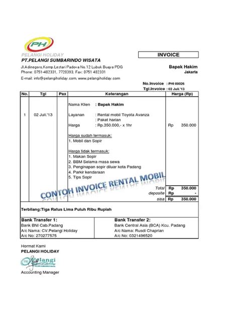 Detail Contoh Invoice Pelunasan Koleksi Nomer 19
