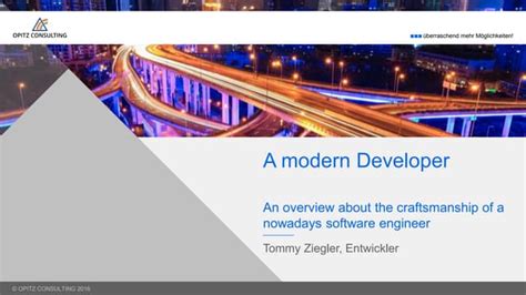 A Modern Developer 2016 Ppt